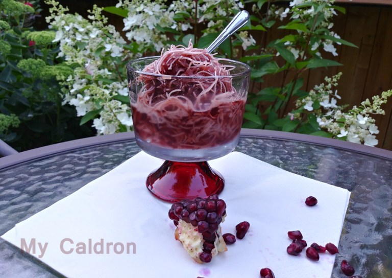 Pomegranate Faloodeh: Persian iced dessert | My Caldron